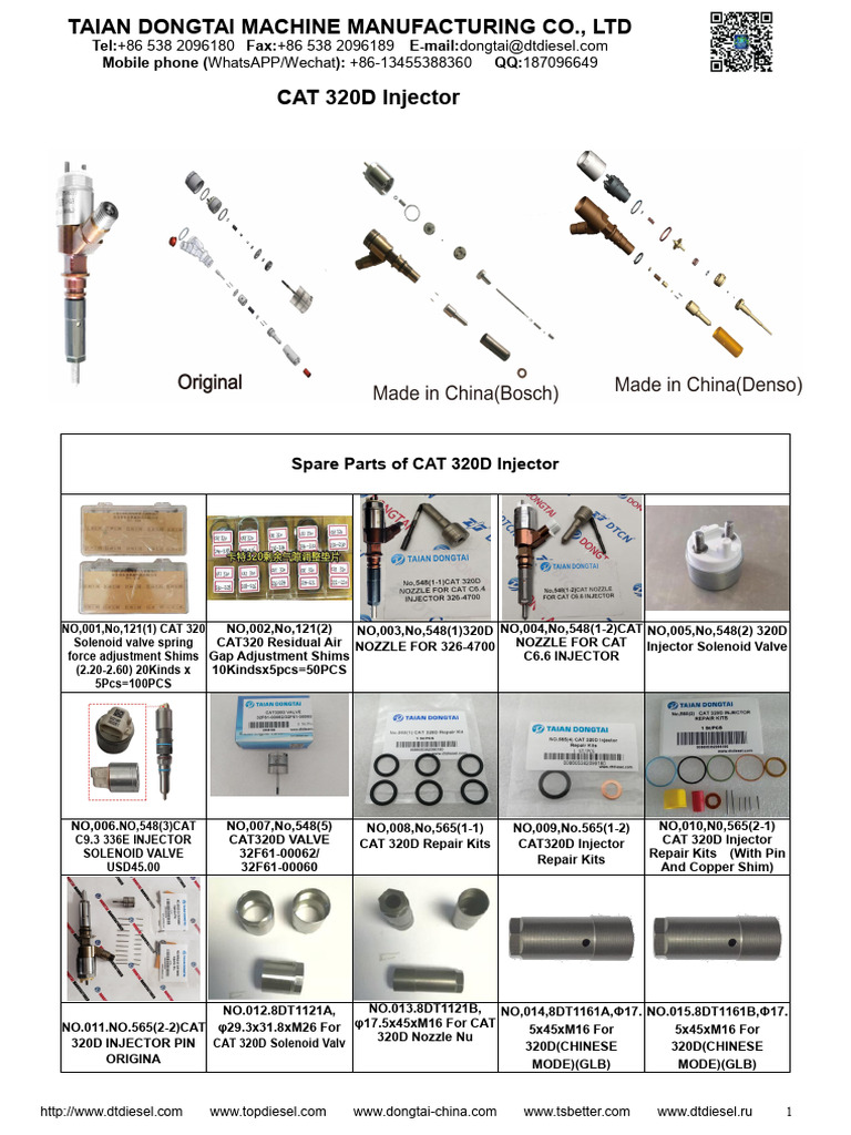 CAT Spare Parts and Tools202209 | PDF | Pump | Valve