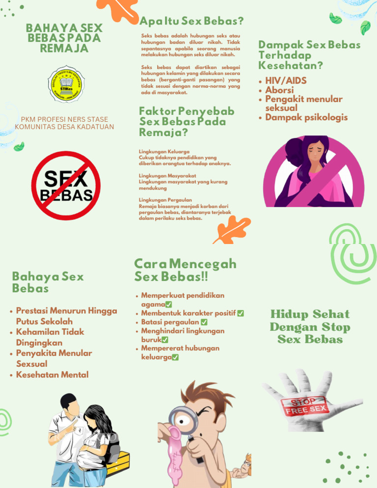 Leaflet Seks Bebas - 20231205 - 113645 - 0000 | PDF