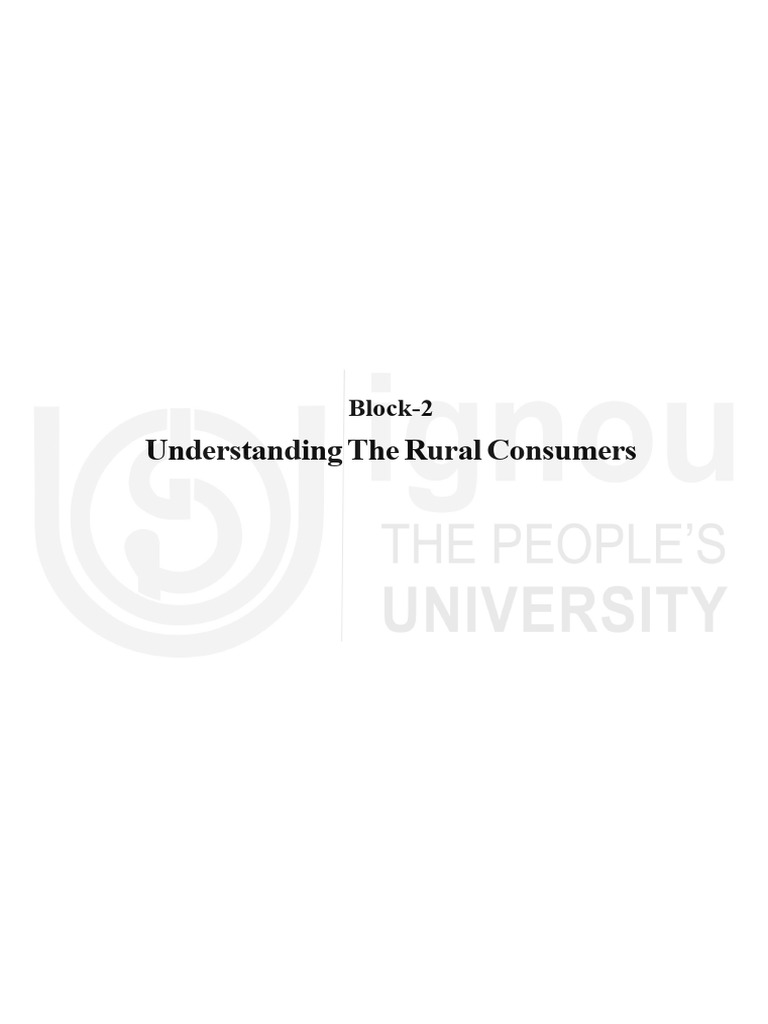 Block 2 | Download Free PDF | Behavior | Consumer Behaviour