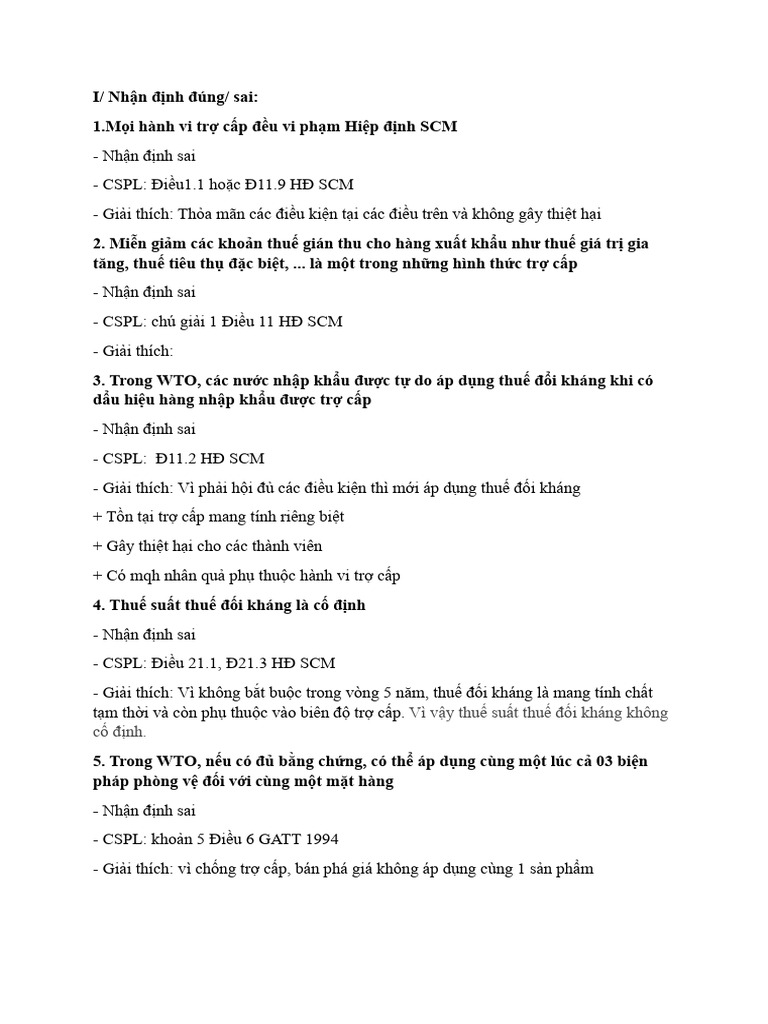 Ôn TMQT CK (1) | PDF