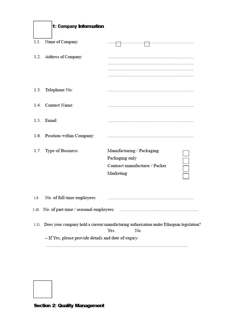 Fse GMP Self Assessment Questionnaire | PDF | Hazard Analysis And ...