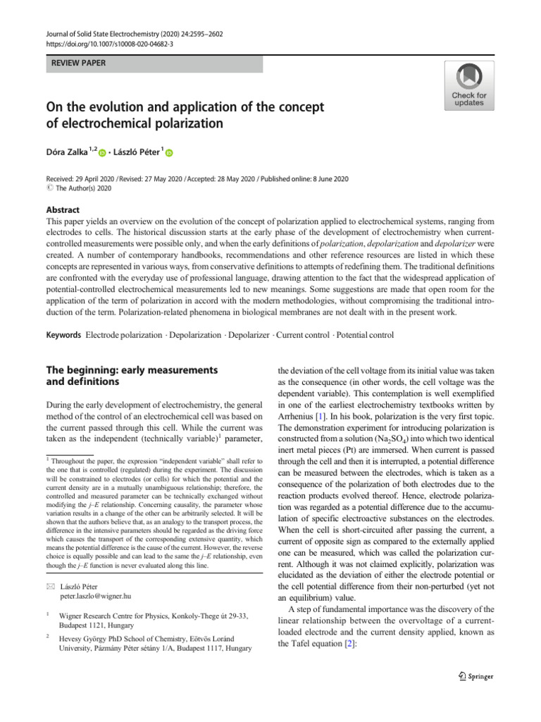 Zalka Péter2020 Article Ontheevolutionandapplicationof Pdf