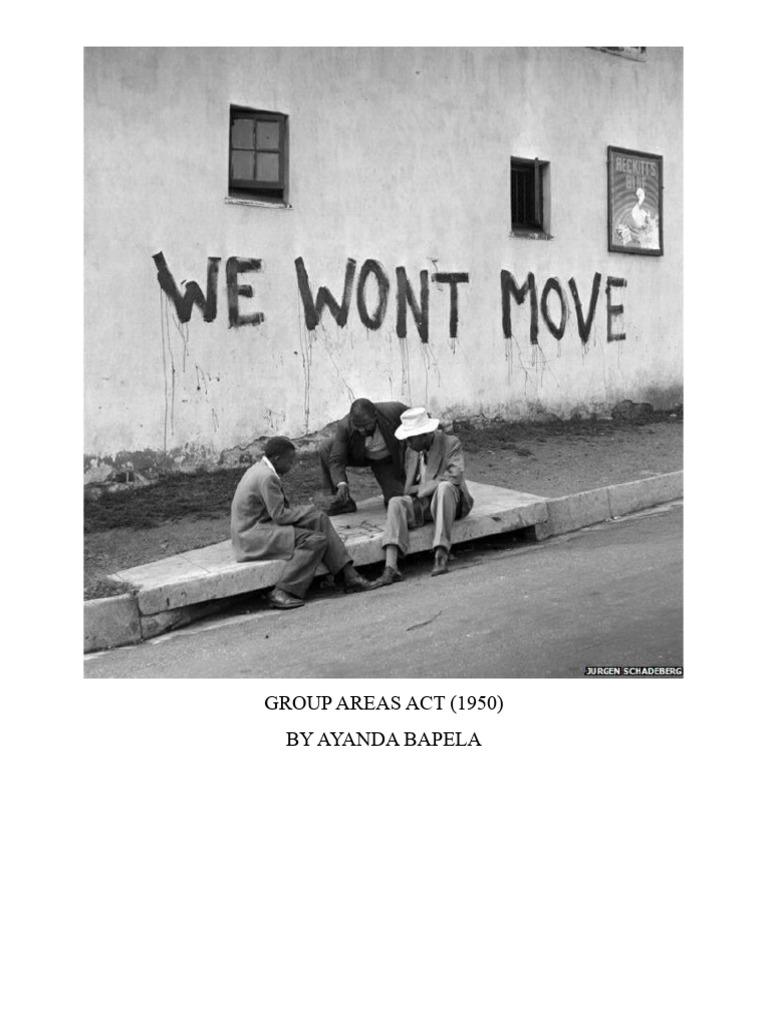 Group Areas Act | PDF | Apartheid | South Africa