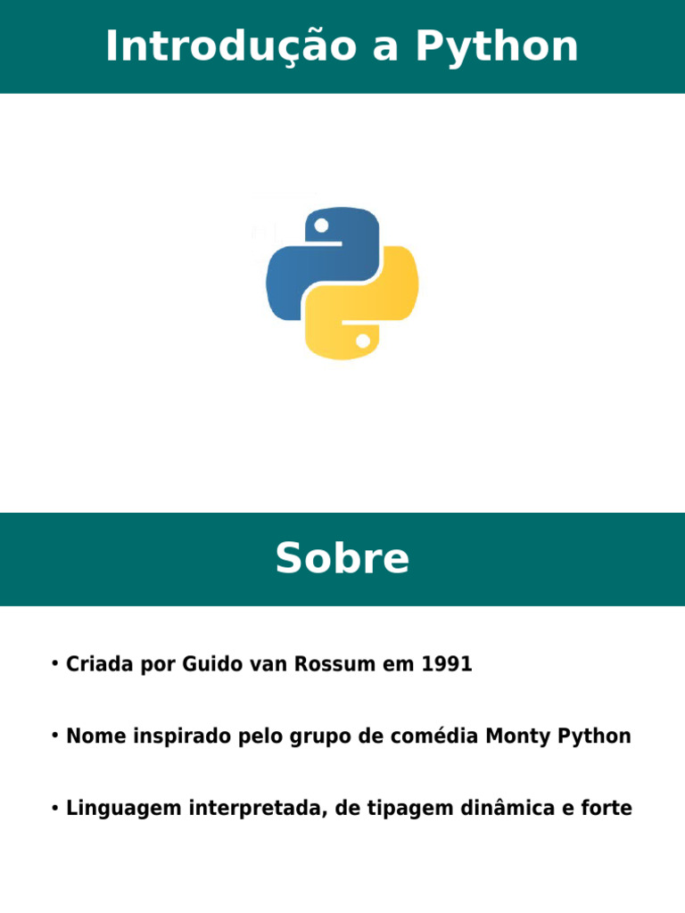 Iniciação Ao Python | PDF | Python (linguagem de programação ...