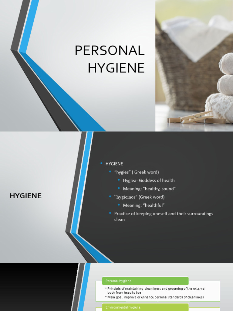 PERSONAL-HYGIENE | PDF | Hygiene | Hand Washing