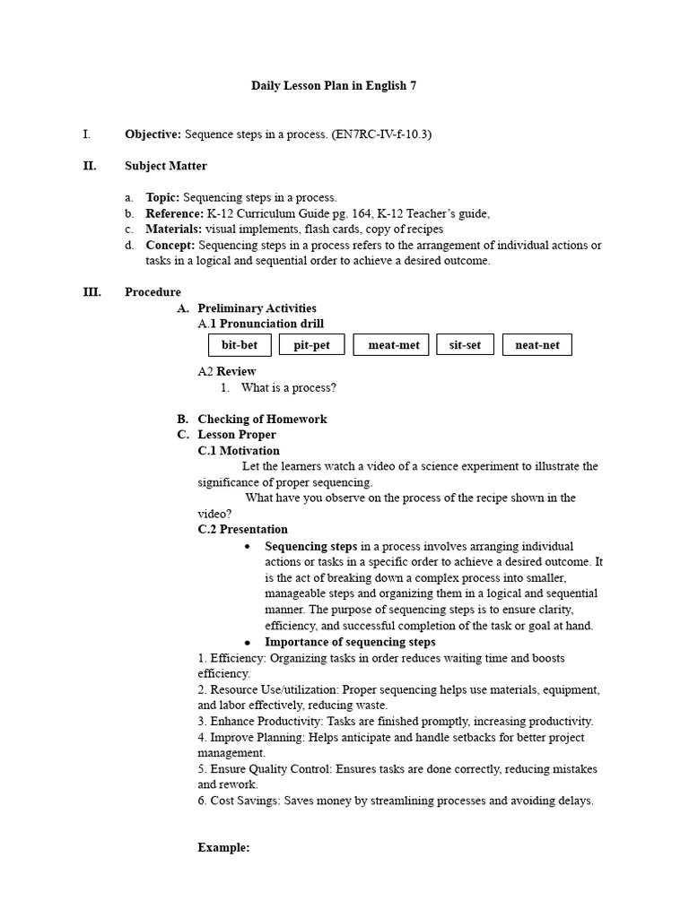 LP English 7 | PDF | Area | Lesson Plan
