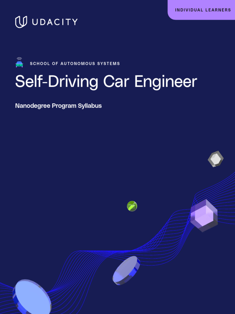 Self-Driving Nano Degree Syllabus Udacity | PDF | Lidar | Machine Learning