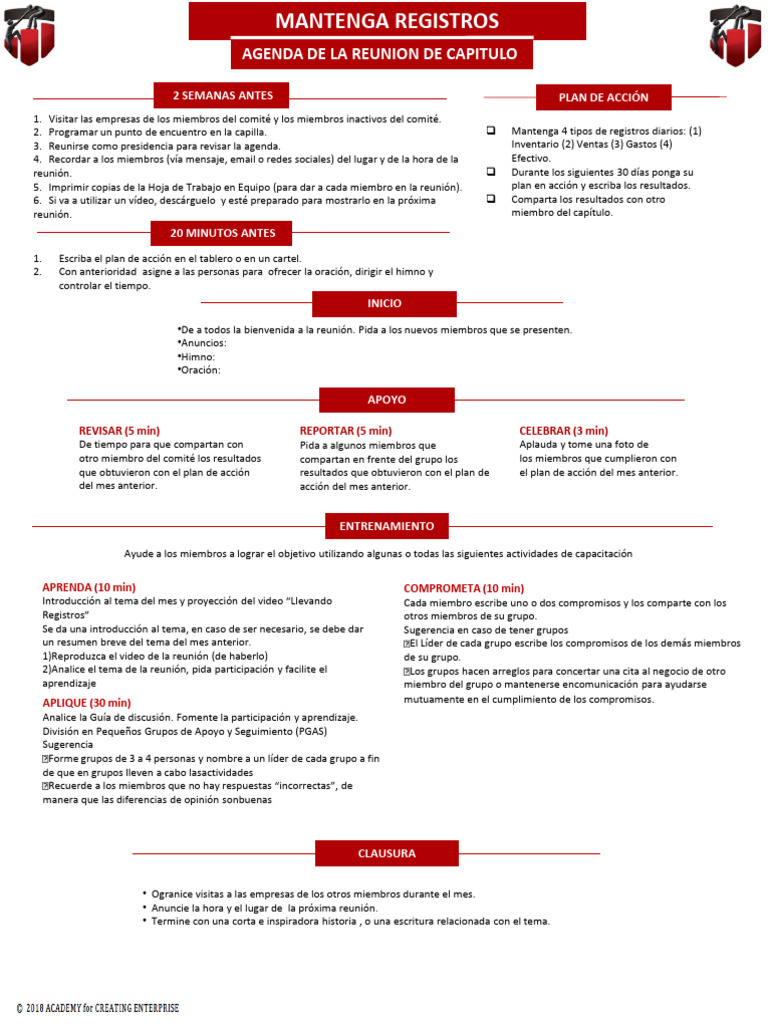 Mantenga Registros | PDF