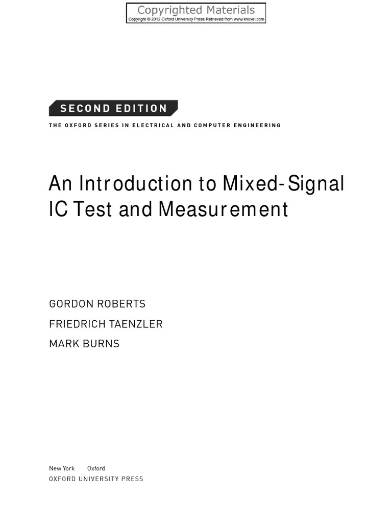 Mixed Signal Ic Design Testing-1 | PDF | Sampling (Signal Processing ... Mixed Signal Ic Design Testing-1 | PDF | Sampling (Signal Processing ...