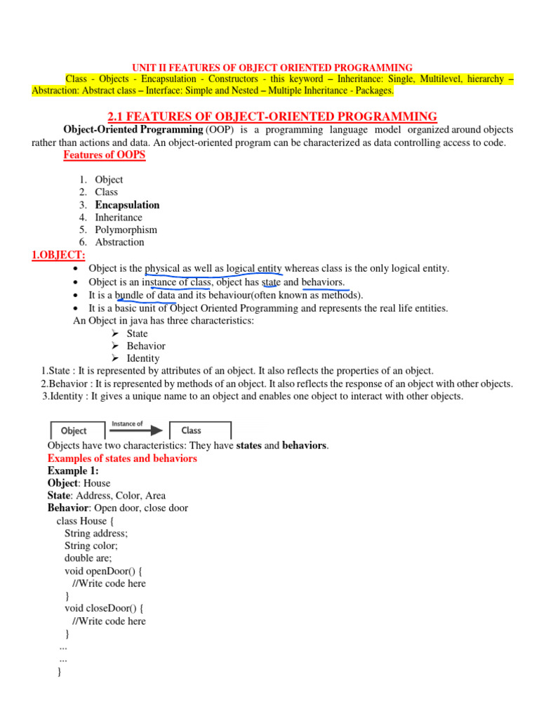 Oops 2 | PDF | Object Oriented Programming | Programming