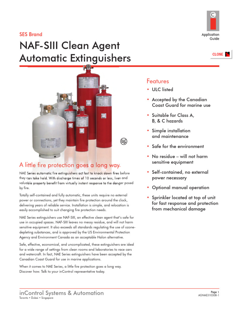 Application Guide - Automatic Clean Agent | Download Free PDF | Fire ...