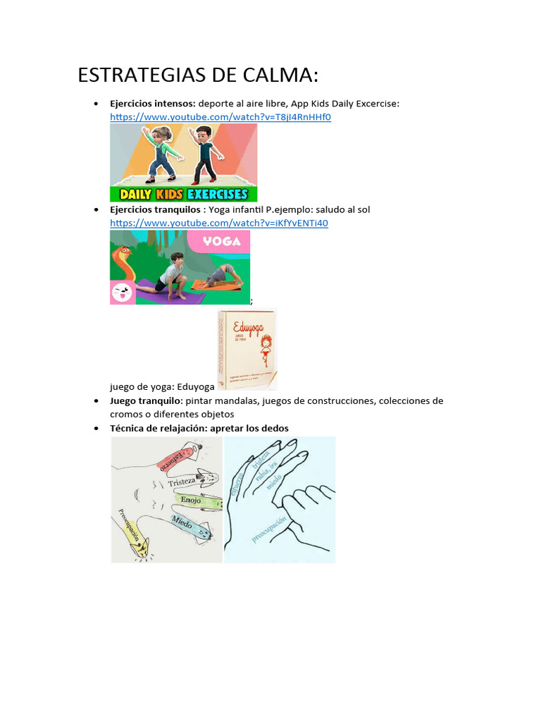 Estrategias de Calma | PDF