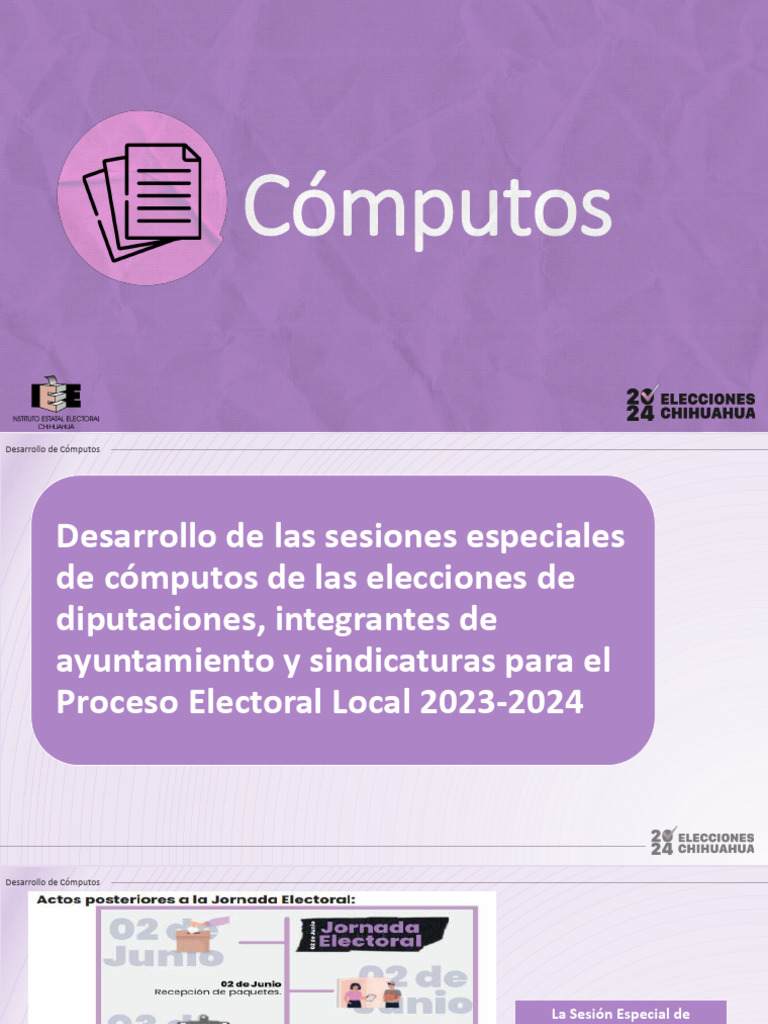 Computos 2024 | PDF | Votación | Democracia