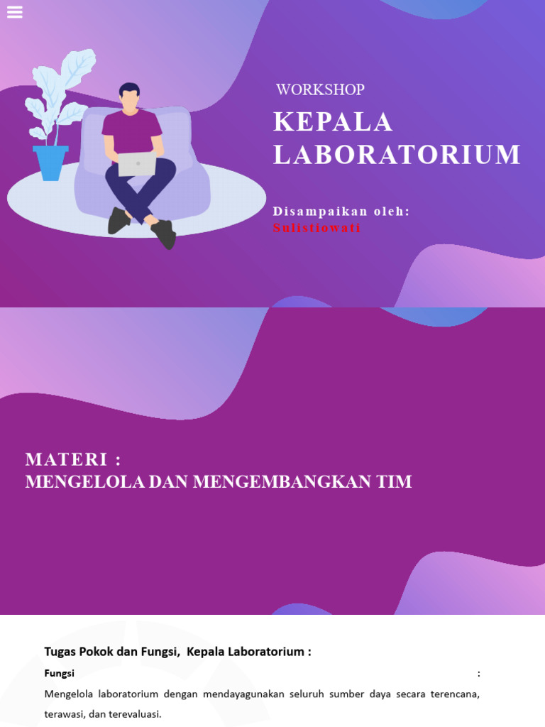 1. Mengelola Tim dan Penjadwalan Laboratorium- Audit Internal | PDF
