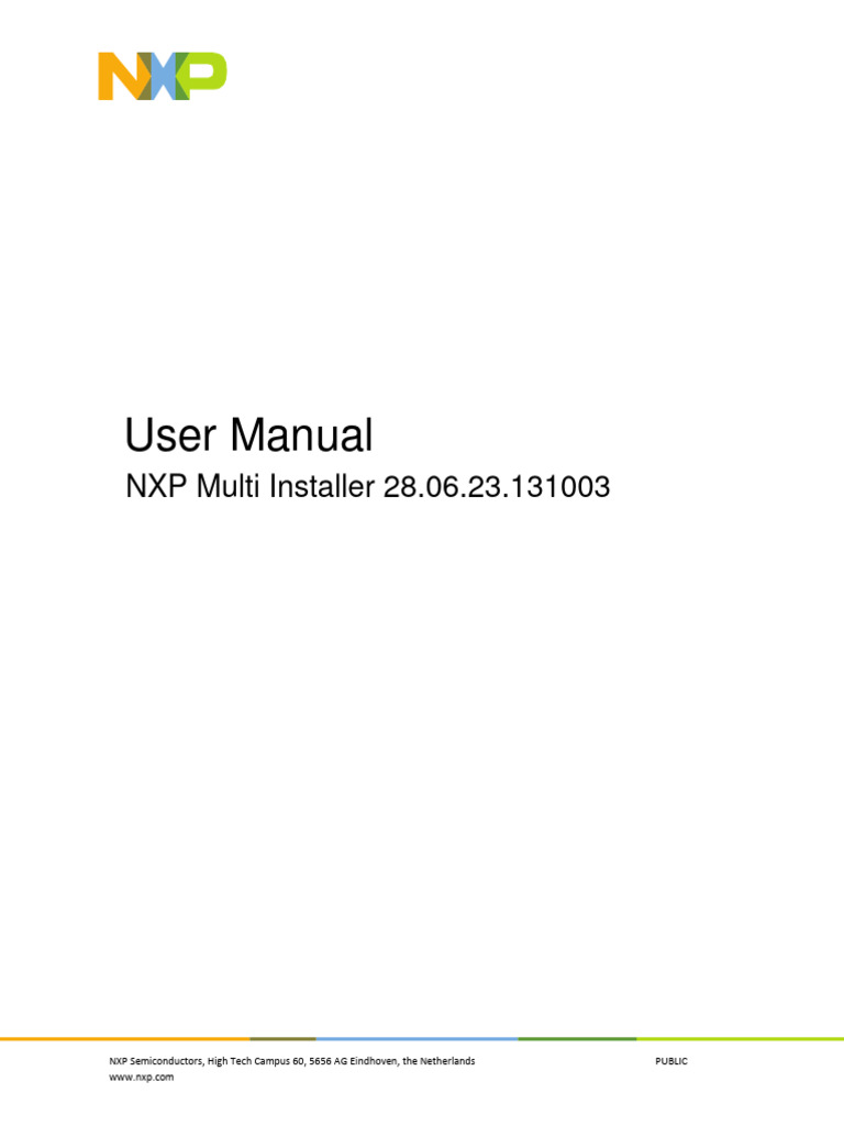 NXP Multi Installer Guide | PDF | Computers | Technology & Engineering