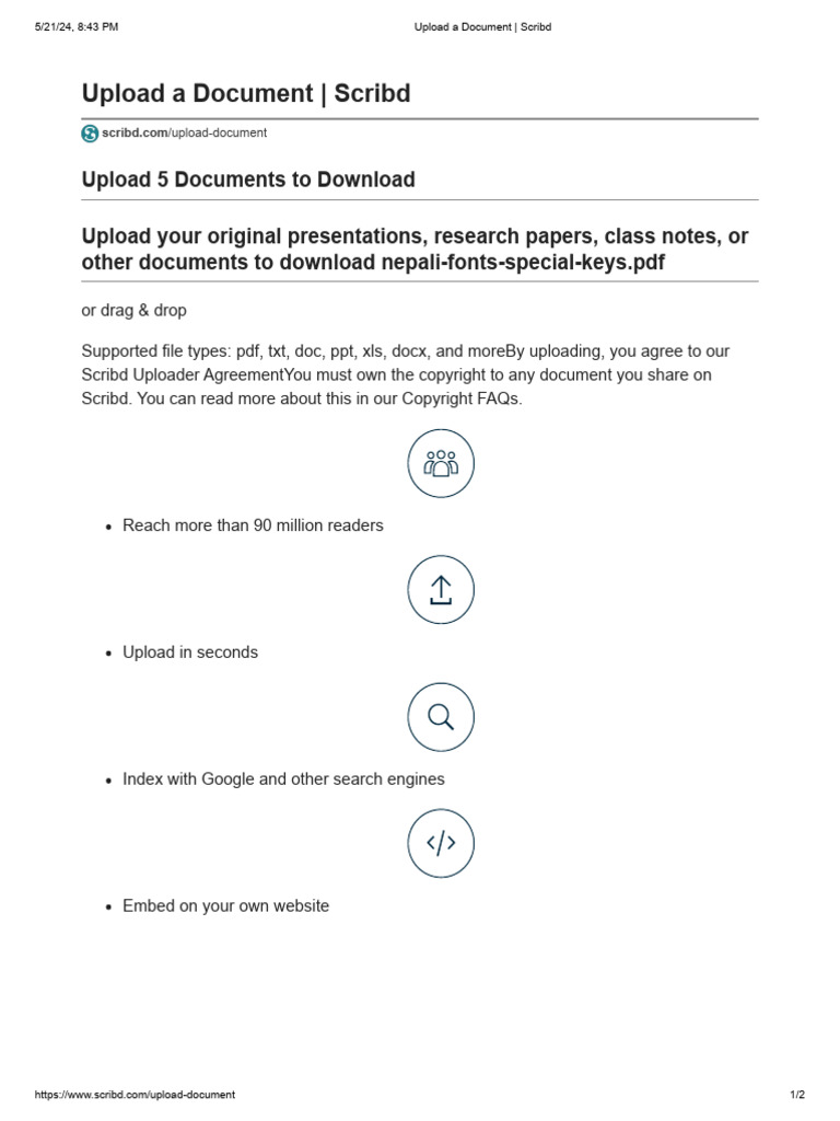 Upload A Document - Scribd | PDF