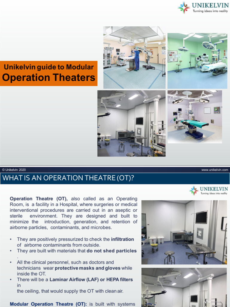 Modular Operating Theatres For Hospitals | PDF | Operating Theater ...