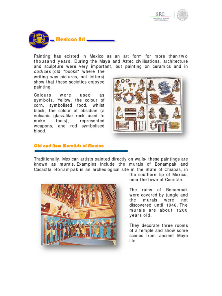 Overview of Mexican Art and Murals | PDF | Mural | Mexico