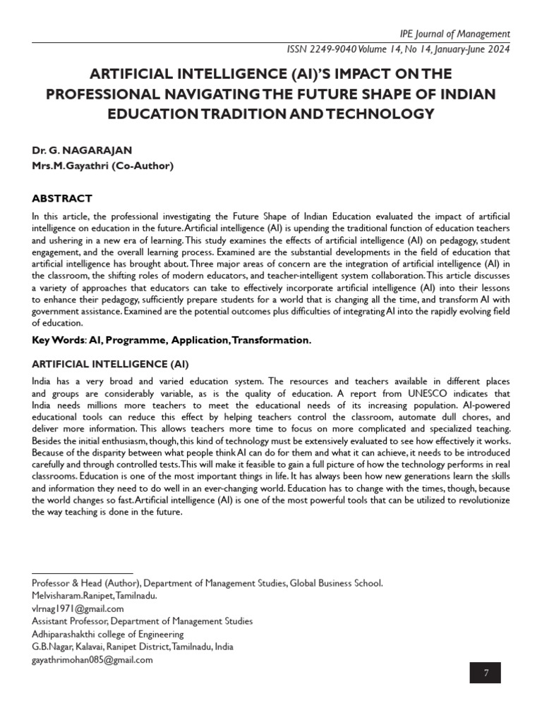 02_4. Artificial Intelligence is Transforming Learning (Autosaved) | PDF | Artificial ...