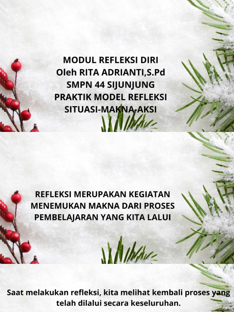 AKSI NYATA MODUL REFLEKSI - Compressed | PDF