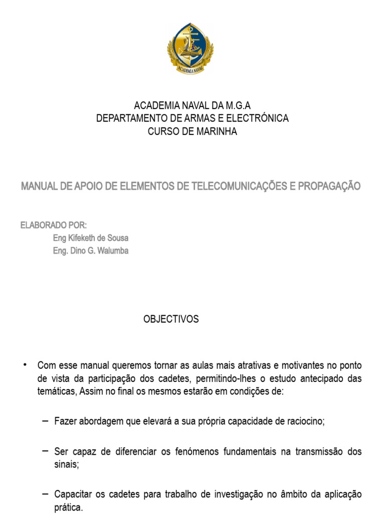 Manual de Etp | PDF | Antena (rádio) | Reflexão (Física)