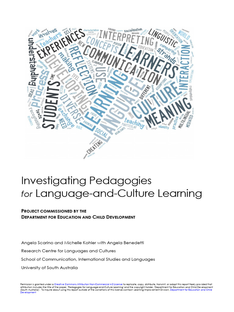 Investigating Pedagogies On Culture and Language Teaching | PDF | Learning | Cross Cultural ...