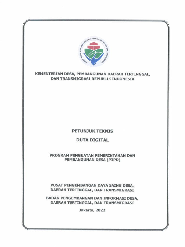 Juknis Duta Digital | PDF