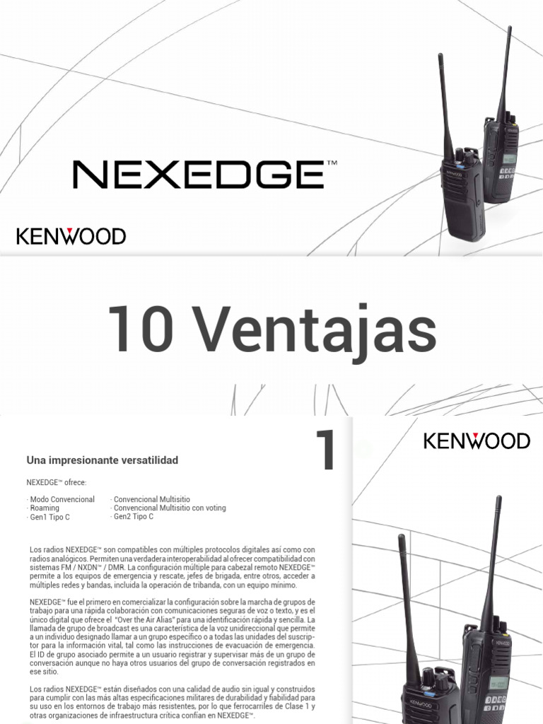 10 Ventajas Nexedge NXDN | PDF | Servidor (Computación) | Escalabilidad
