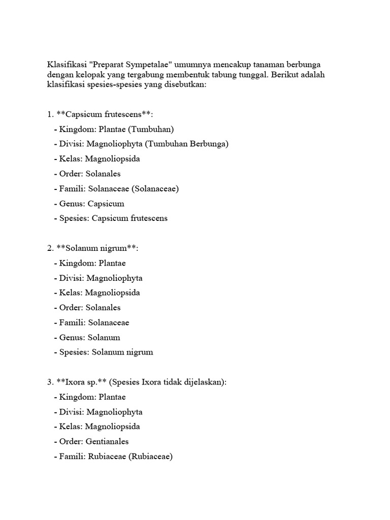 Klasifikasi | PDF | Kajian Bahasa Asing | Sains & Matematika