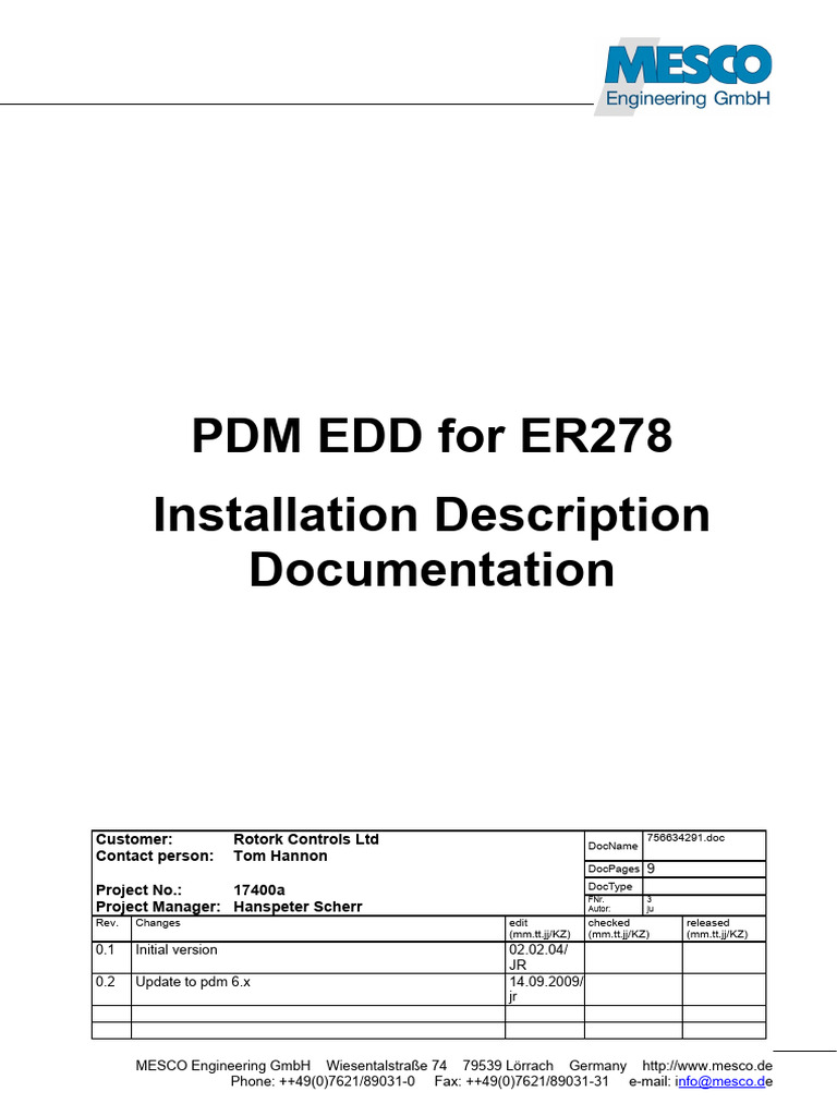 PDM InstallationDescription | PDF | Microsoft Windows | Computer Engineering