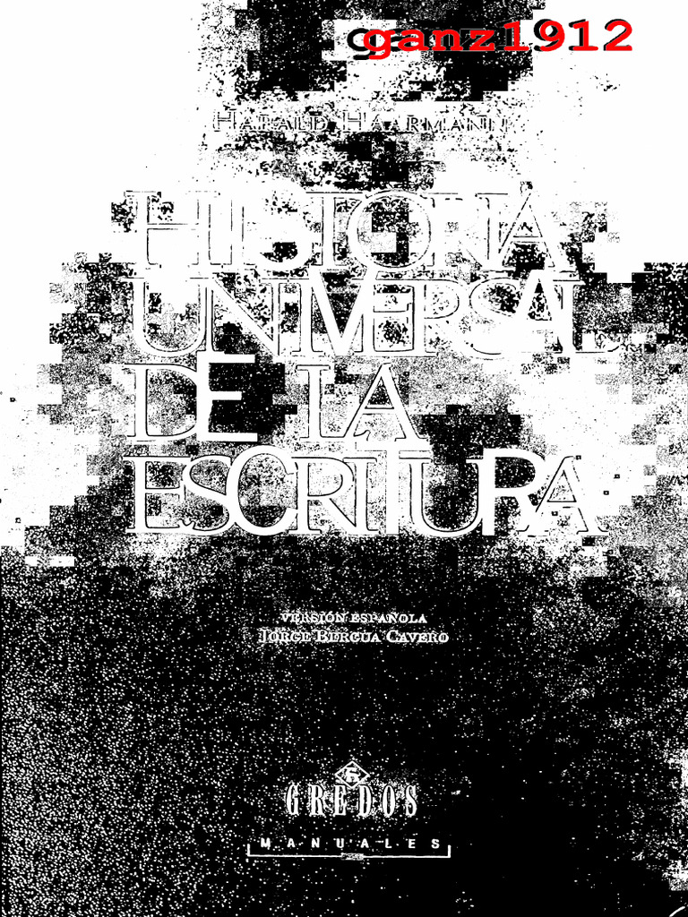 HAARMANN, HARALD - Historia Universal de La Escritura (OCR) (Por ...