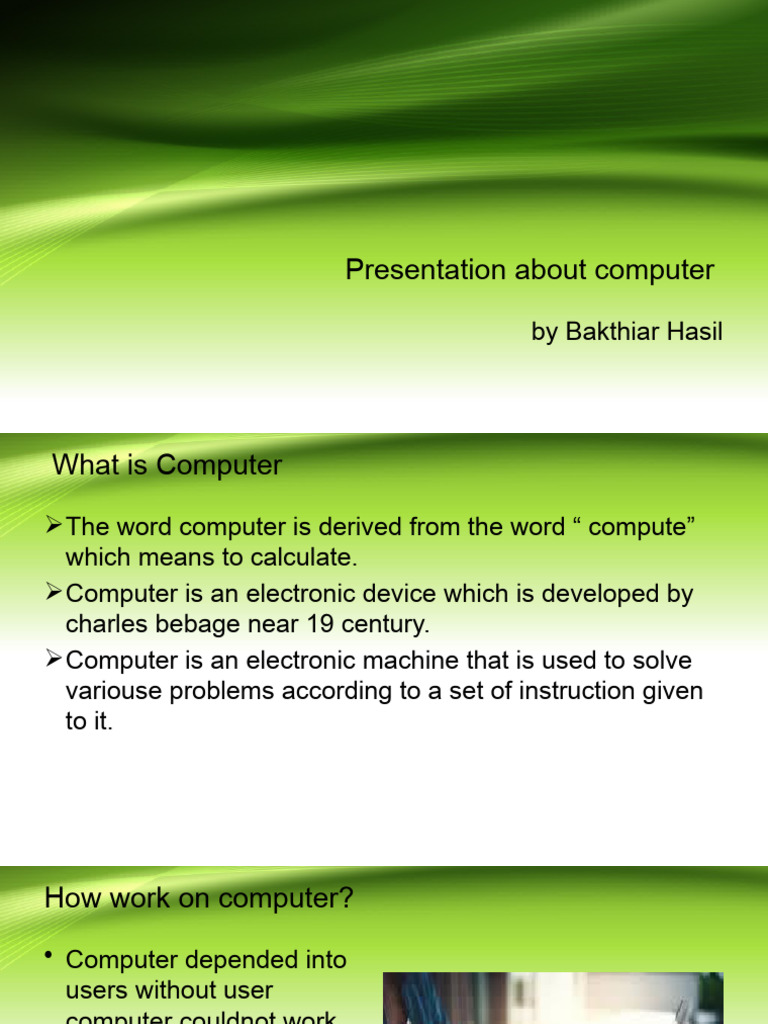 Understanding Computers: Basics & Components | PDF