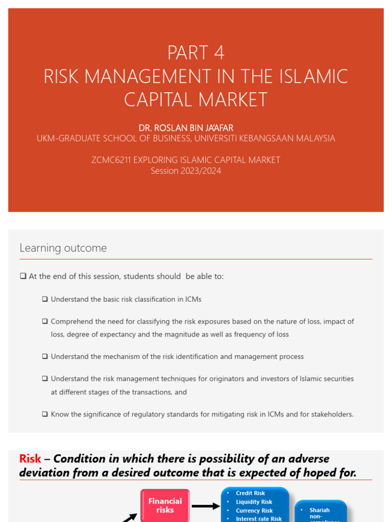 Part 4- Risk Management in the Icm | PDF | Risk Management | Risk