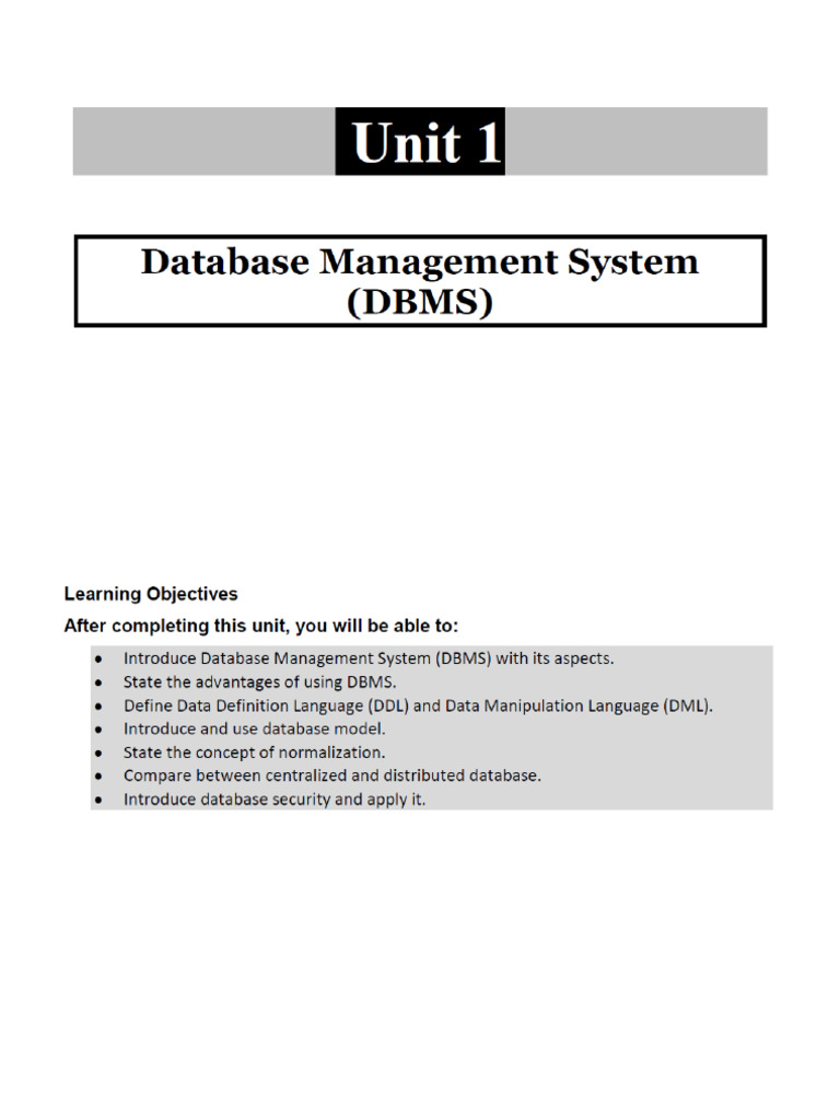 DBMS | PDF | Databases | Information Security DBMS | PDF | Databases | Information Security
