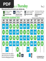 St Albans 2025 Waste Collection Calendar | PDF | Waste