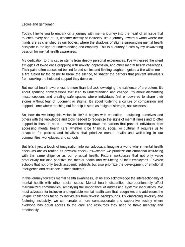 Script | Download Free PDF | Mental Health | Mental Disorder