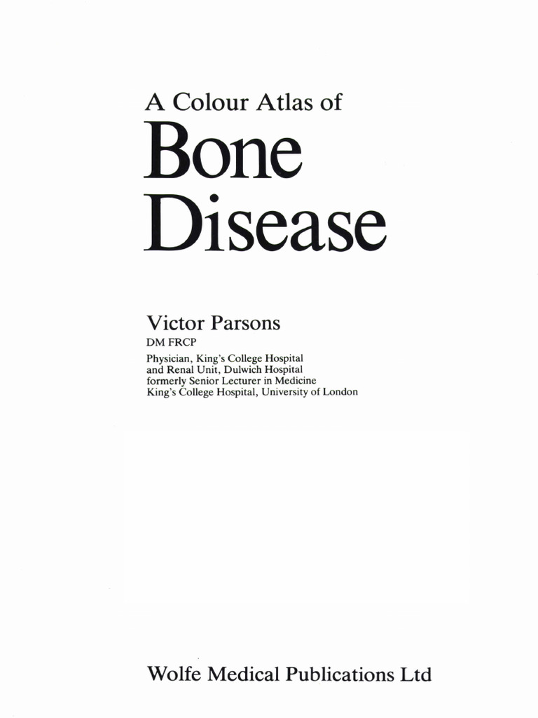 A Colour Atlas of Bone Disease | Download Free PDF | Bone | Calcium