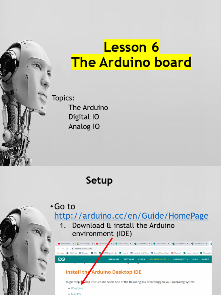 GR 7 Robotics - Lesson 6 - Intro To Arduino and Blink | PDF | Arduino ... GR 7 Robotics - Lesson 6 - Intro To Arduino and Blink | PDF | Arduino ...