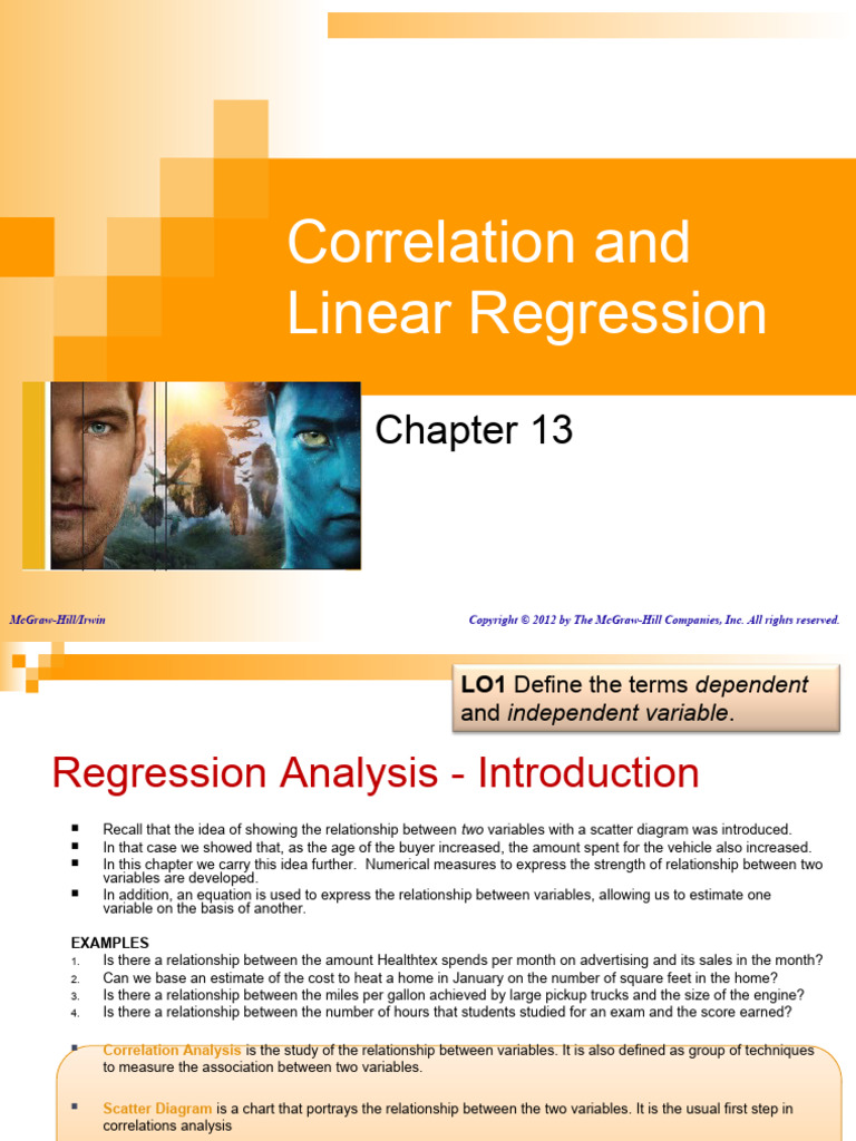 Correlation and Regression | PDF | Linear Regression | Regression Analysis
