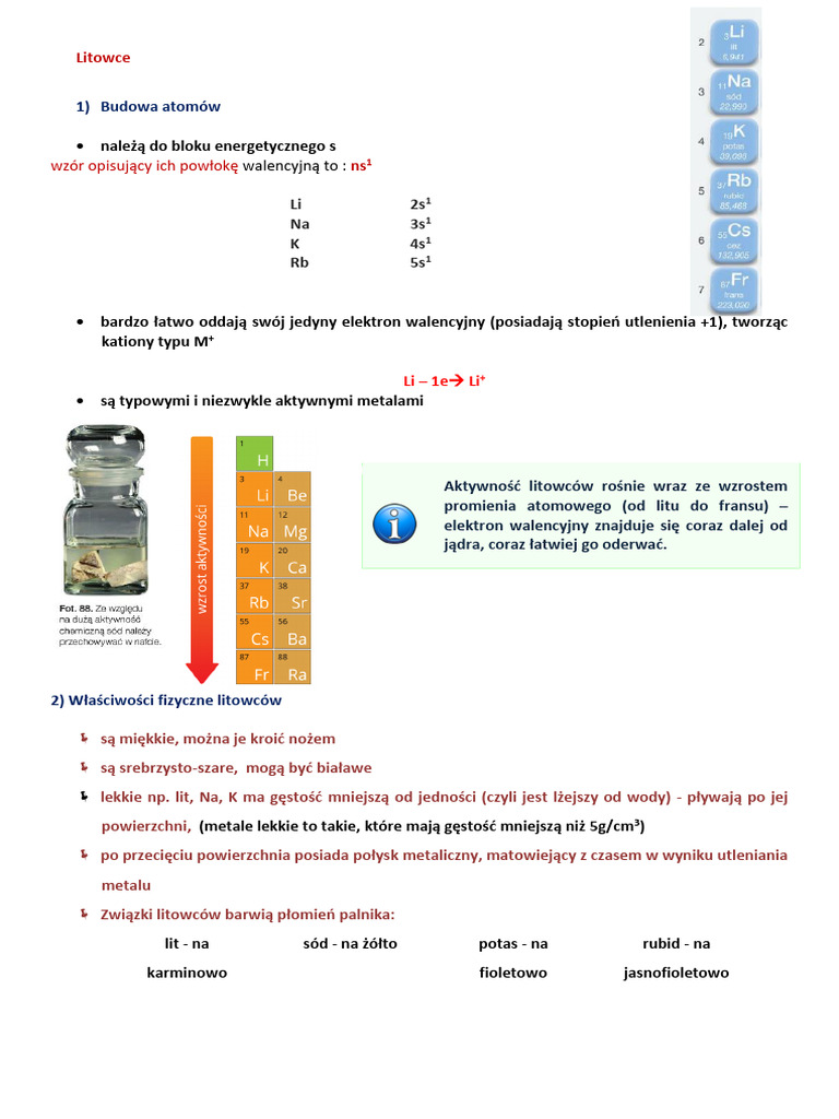 Litowce Materiały | PDF