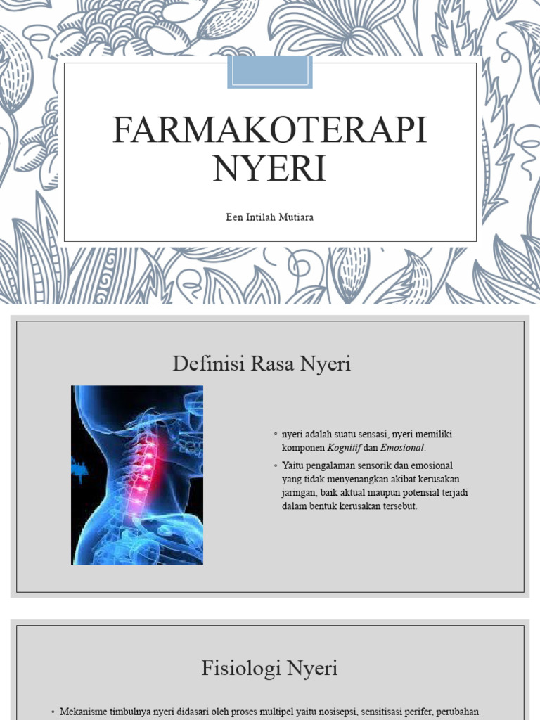 Farmakoterapi Nyeri (MUTI) | PDF | Pengembangan Diri | Kesehatan Holistik