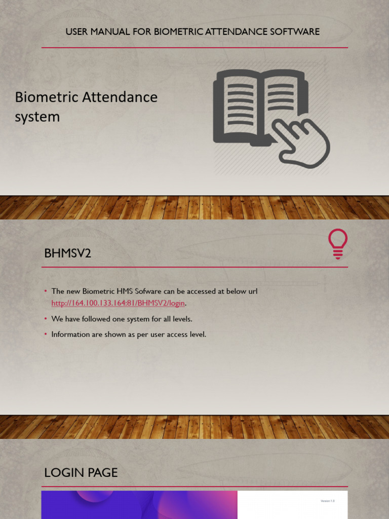 Biometric Attendance System User Manual | PDF