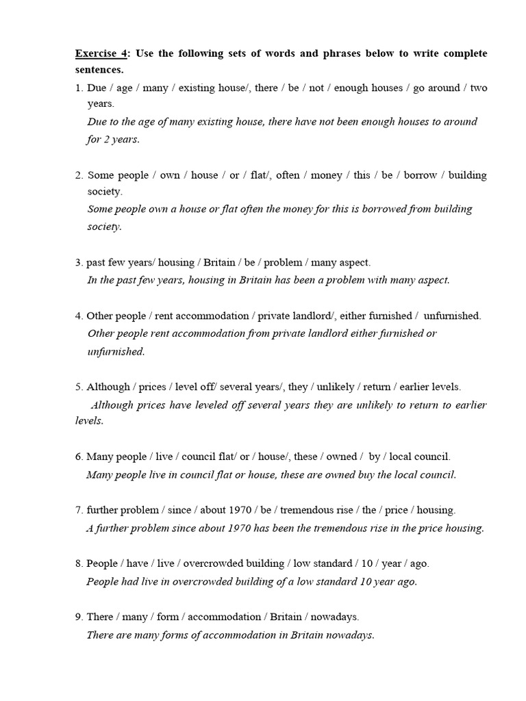 Exercise 4-7 UNIT 1 | PDF | Landlord | Leasehold Estate