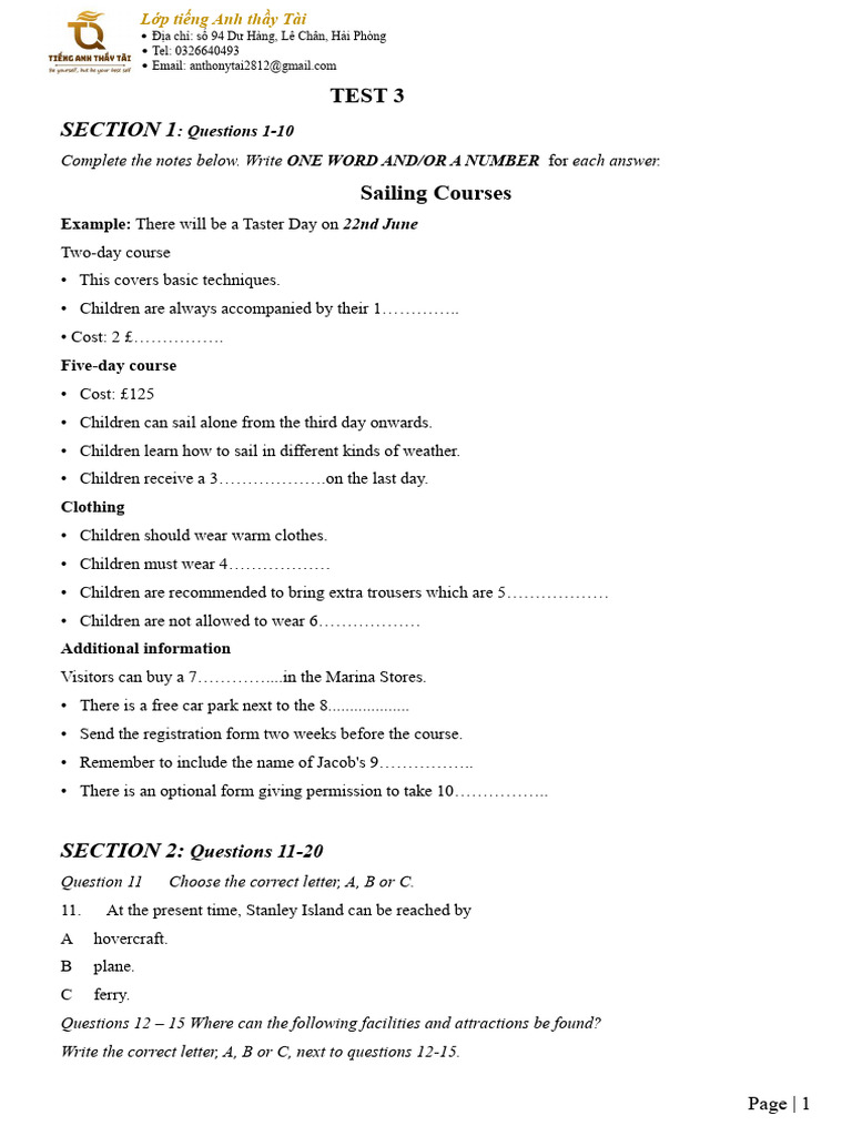 Test 3 Pdf Sound Oceans