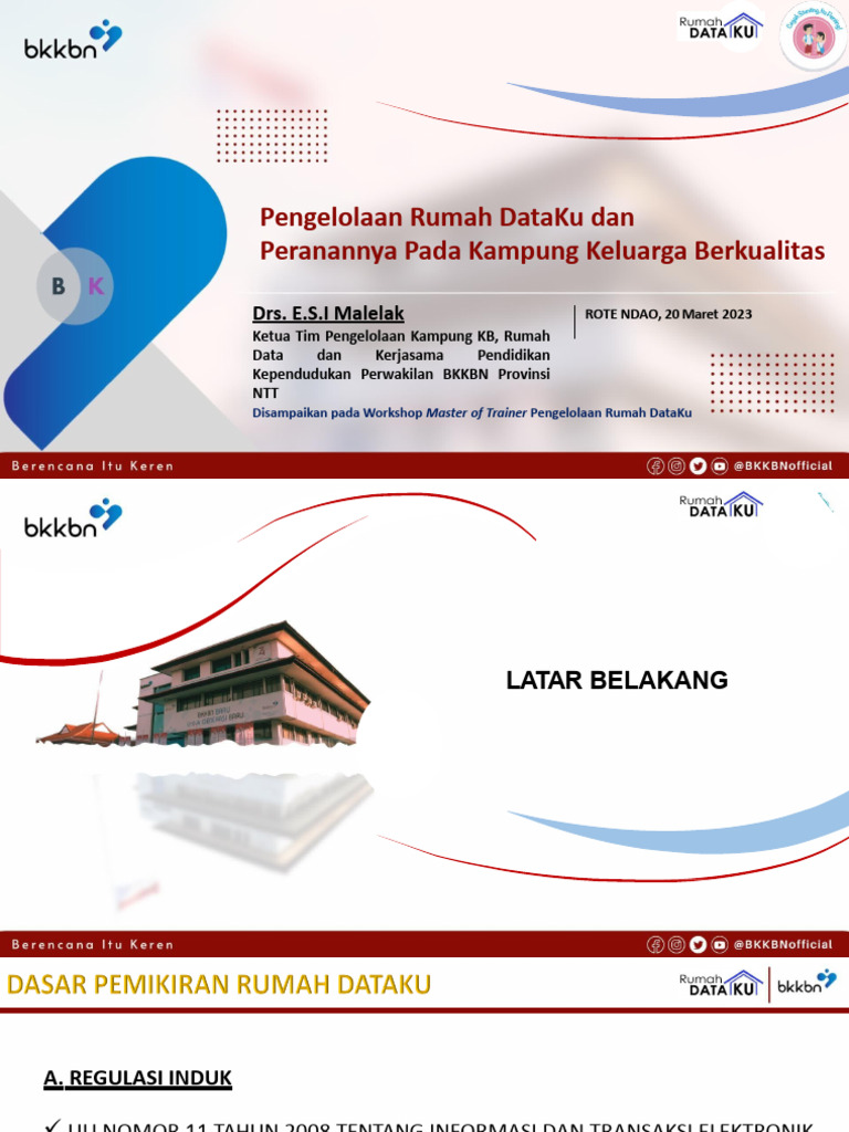 Optimalisasi Rumah DataKu untuk Pembangunan | PDF