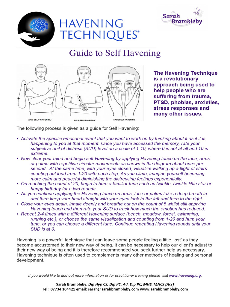 Guide To Self Havening | Download Free PDF | Abnormal Psychology | Emotions
