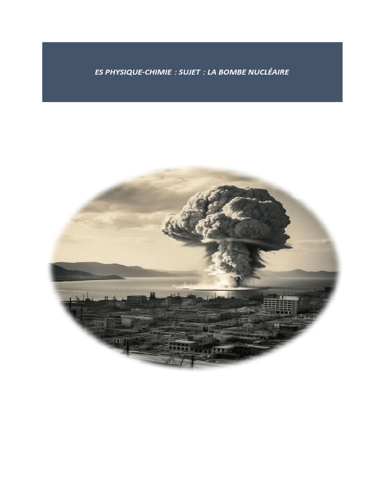 Impact et fonctionnement de la bombe nucléaire | PDF | Arme nucléaire ...