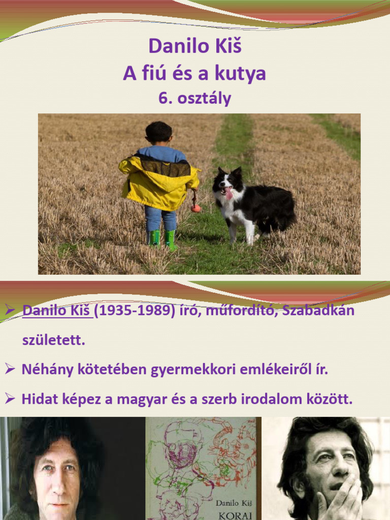 Oszt Danilo Kis A Fiu Es A Kutya 14. Ora | PDF