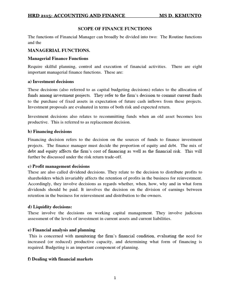 Accounting and Finance Notes | PDF | Debt | Investing