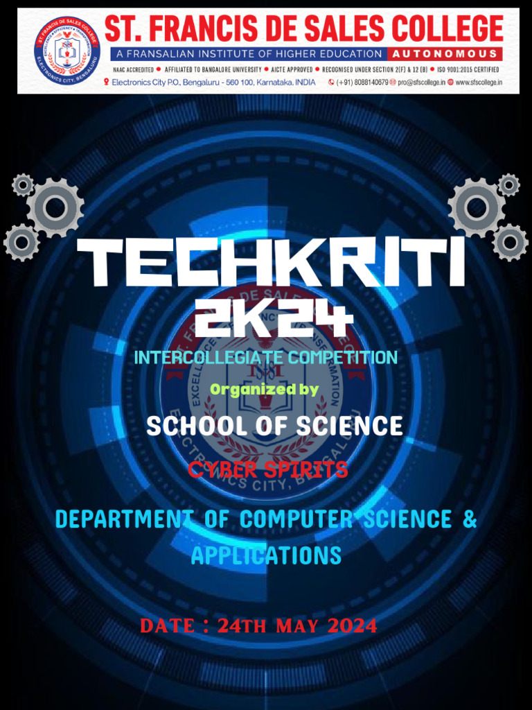 TECHKRITI (Flyers) 2 | Download Free PDF | Bachelor's Degree | College